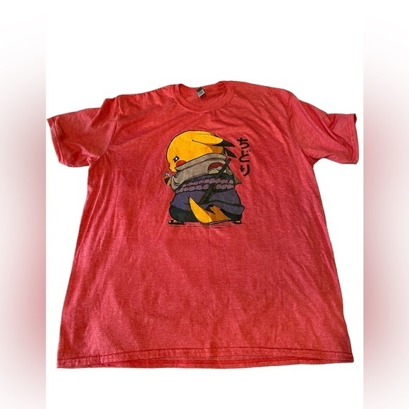 Shirts | Pokmon Pikachu Red Comfort Colors Shirt Mens Xl Anime Japanese ...